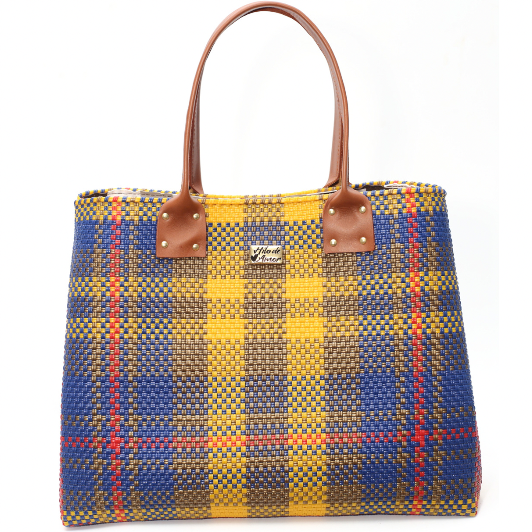 Mexican Handwoven Recycled Plastic Tote This bag was designed October ...