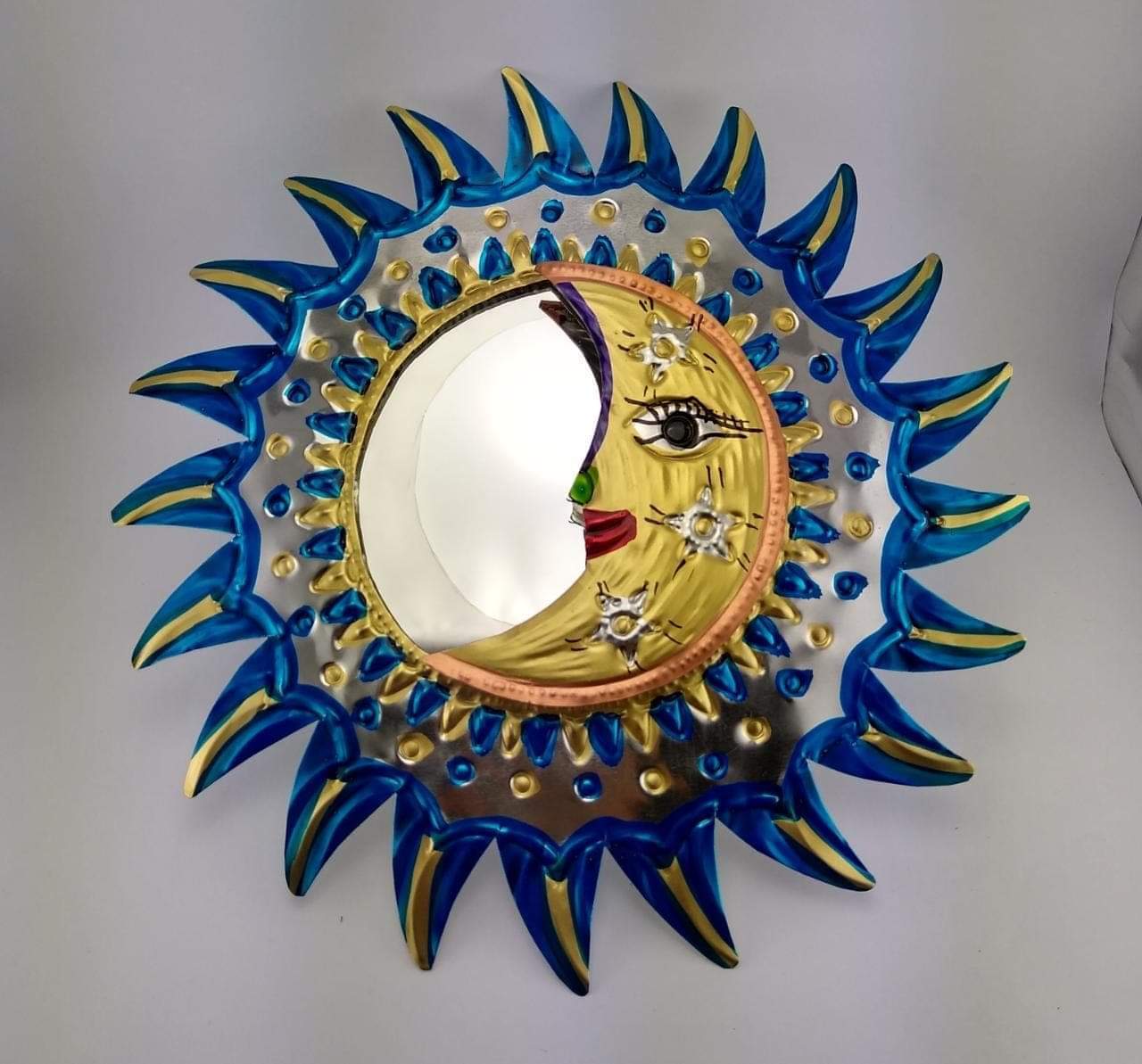 Mexican Sun And Moon Art