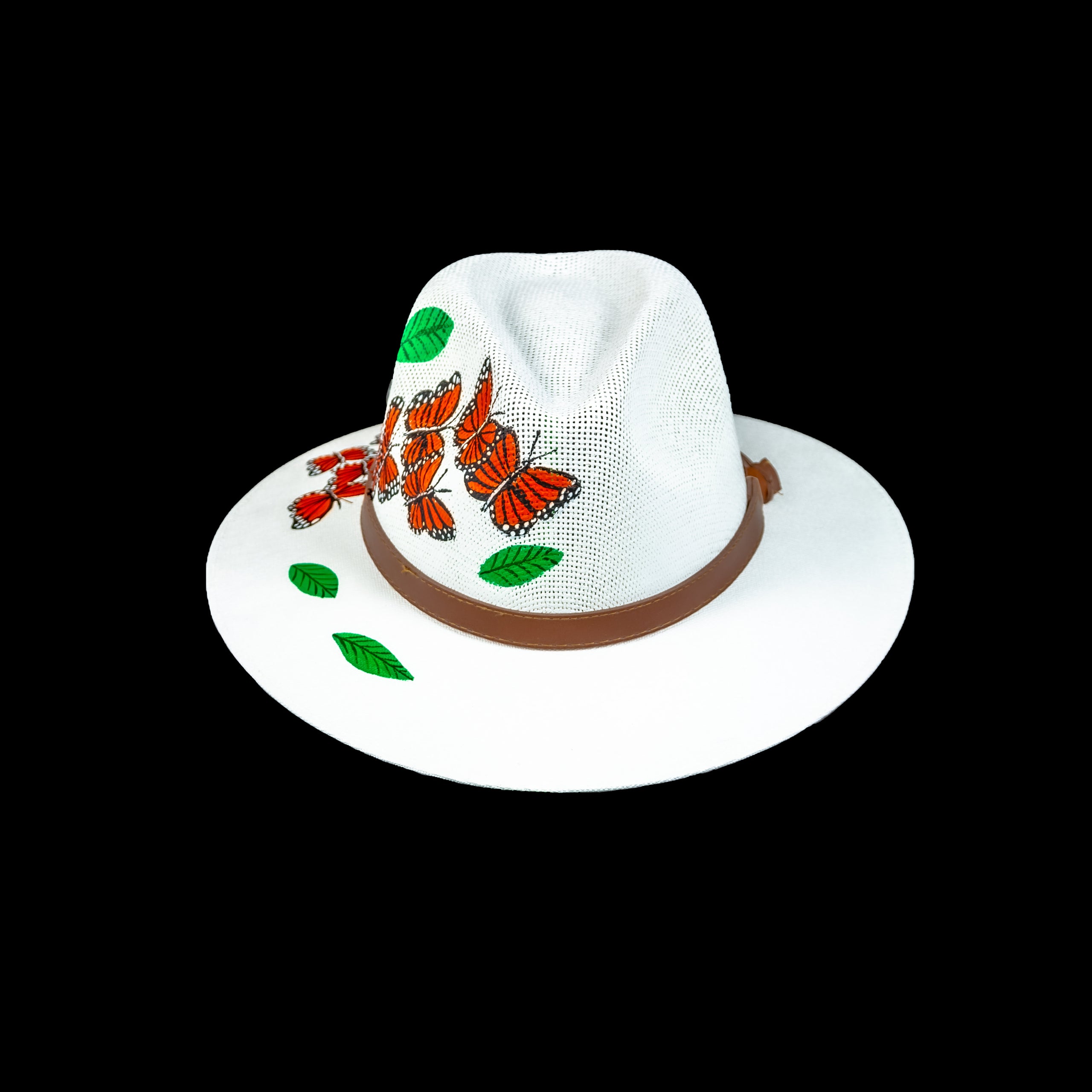 Hand-Painted Butterfly Hat | Hilo De Amor